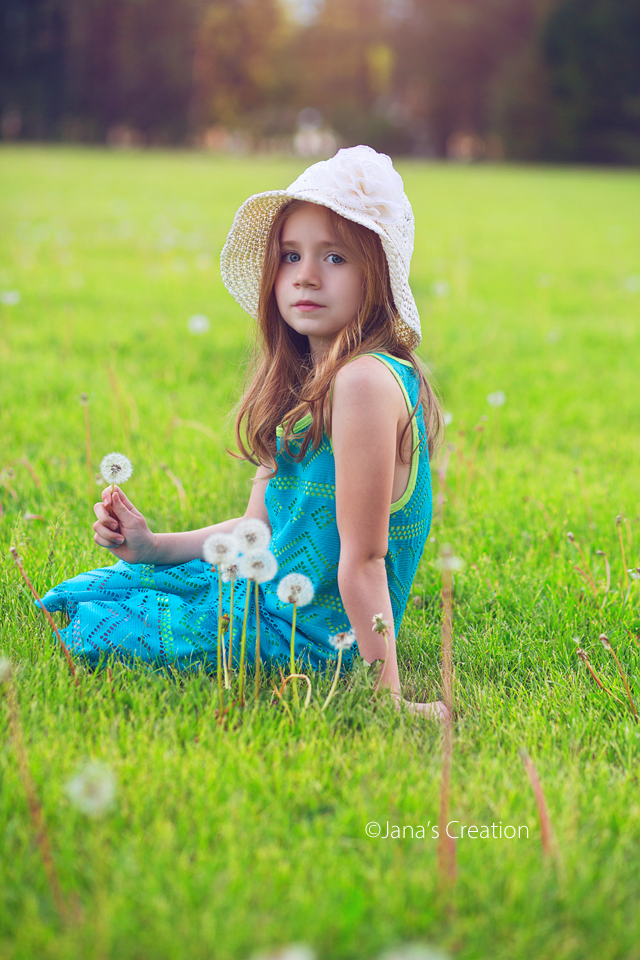 Jana's Creations: The most beautiful 7 yr old I know......