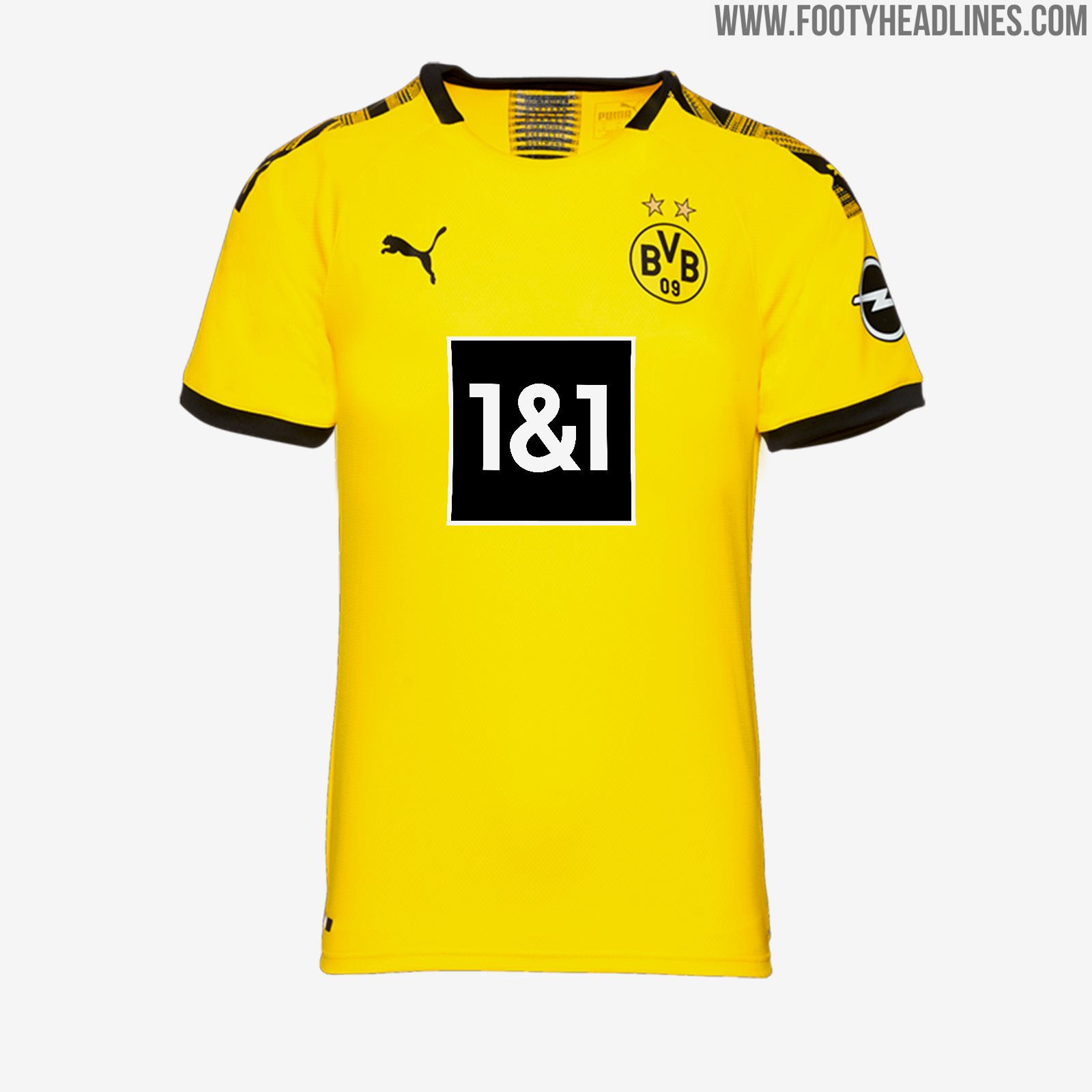 New BVB (Bundesliga-Only) Kit Sponsor - Here's How the 1&1' Logo Could ...
