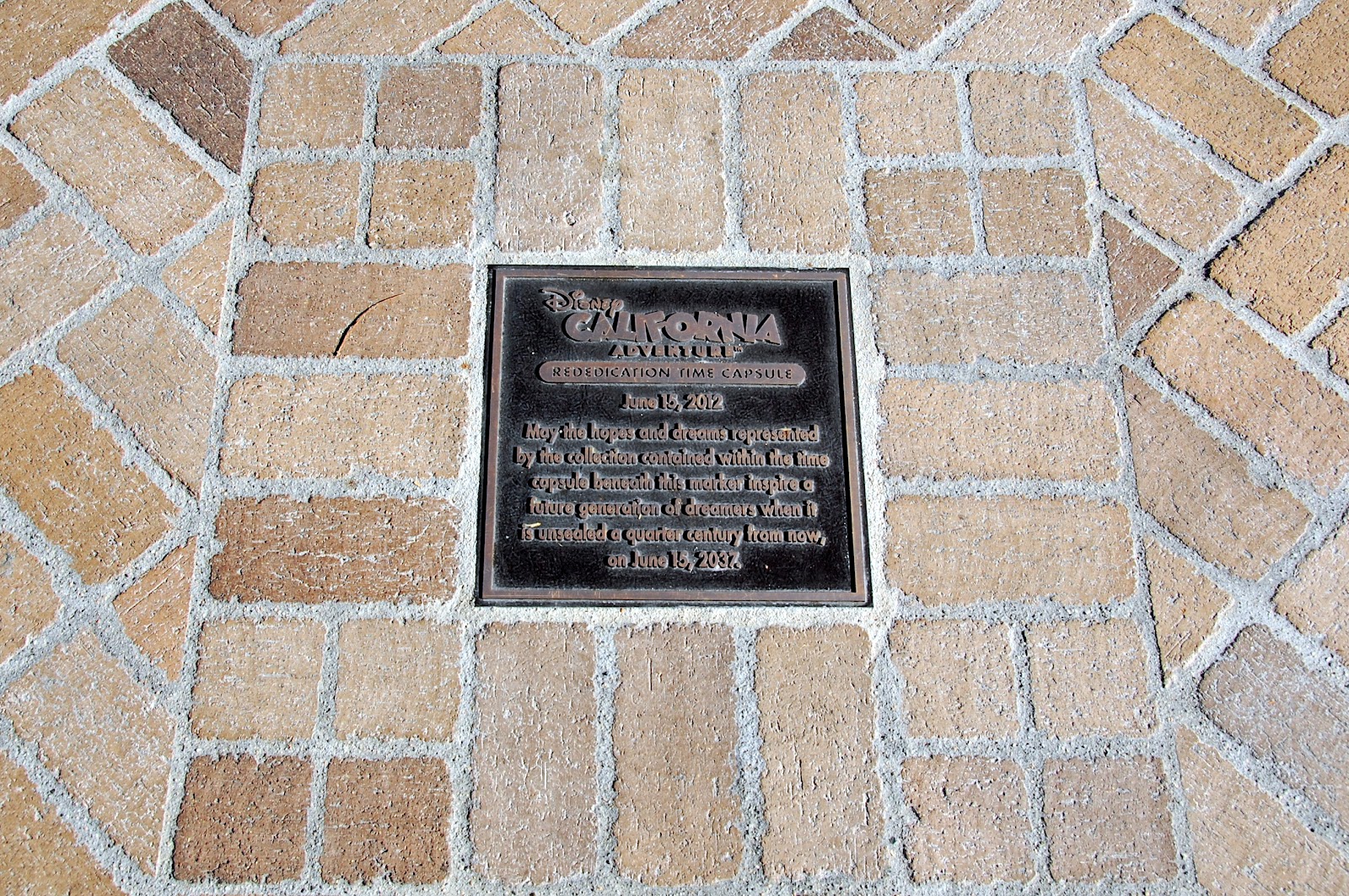 Disney Sisters: Time Capsule Buried at Disney California Adventure Park