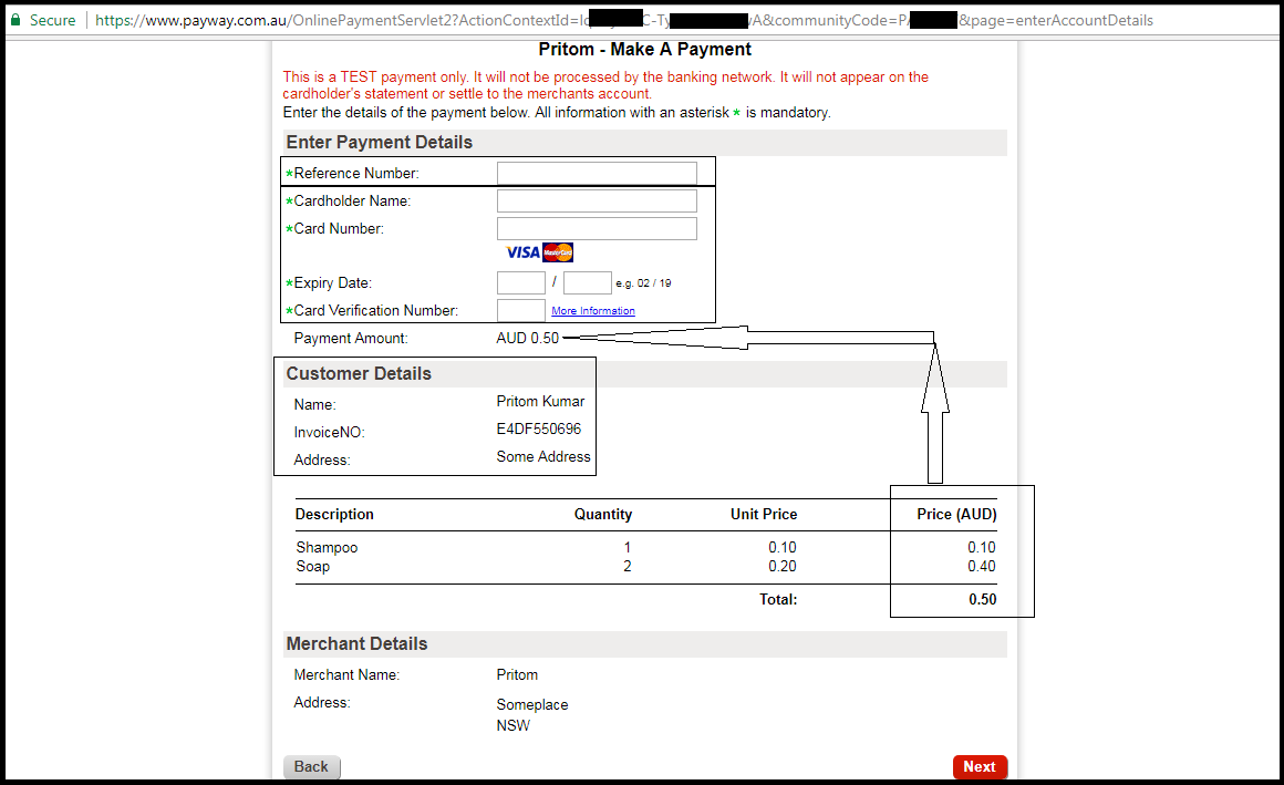 Code Samples Payway Payment Gateway Hosted Payment Page Setup Payway Hosted Payment