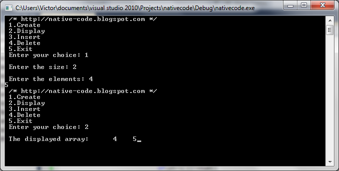 But when you will compile in VS2010 , this alloc.h header will not need ... But when you will compile in VS2010 , this alloc.h header will not need ...