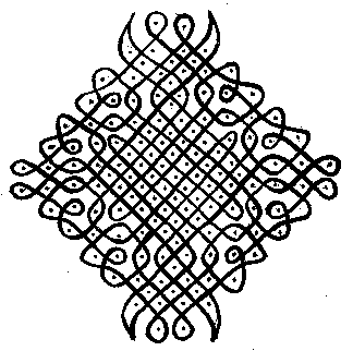 chukkala muggulu | Sankranti Muggulu | Sankranti Rangoli Designs - 10