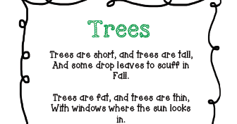 Slashcasual: Tree Poems For Kids