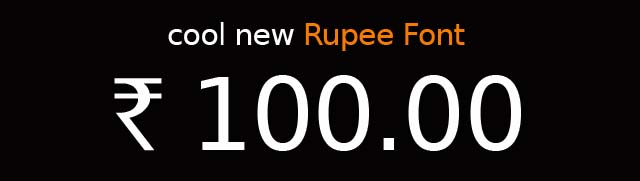 Steps to include Indian Rupee Symbol Font in MS Word and Excel