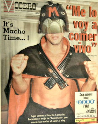 The Sport Press: Histórica portada con Macho Camacho