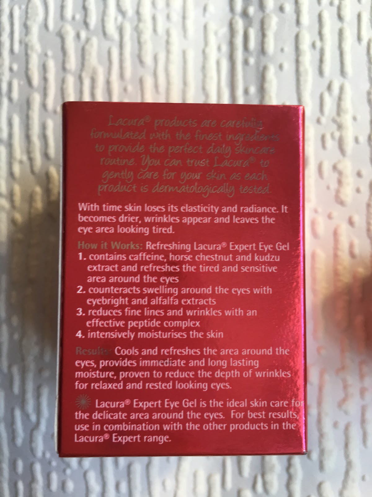 LACURA DOUBLE EFFECT EYE GEL (From Aldi) - JUELOOK