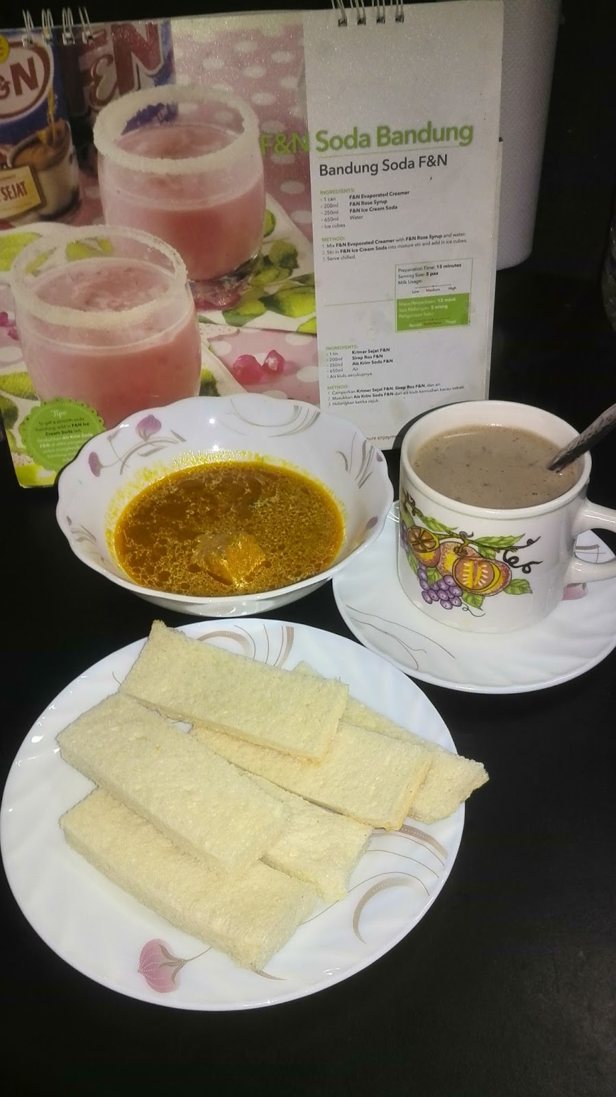 namakucella: ROTI PUTIH CICAH KARI PUN SEDAP