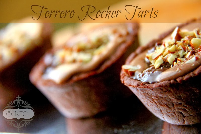 JUST NOT THE CAKES: Eggless Ferrero Rocher Tarts - EBG # SEPT