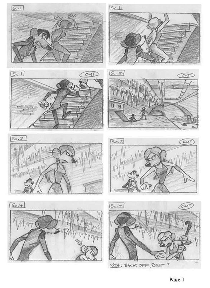 Living Lines Library: Flushed Away (2006) - Storyboards