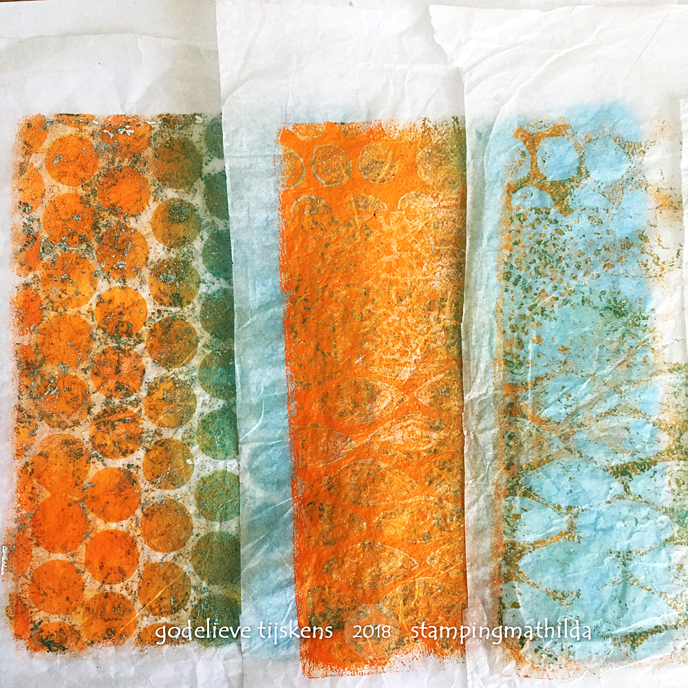 StampingMathilda: Gel Print - Art Journal Page