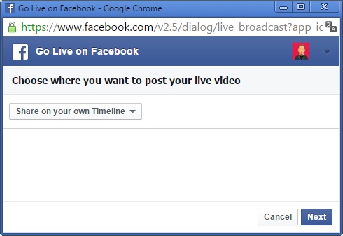 Tutorial ~ How to create Facebook live video stream for facebook web?