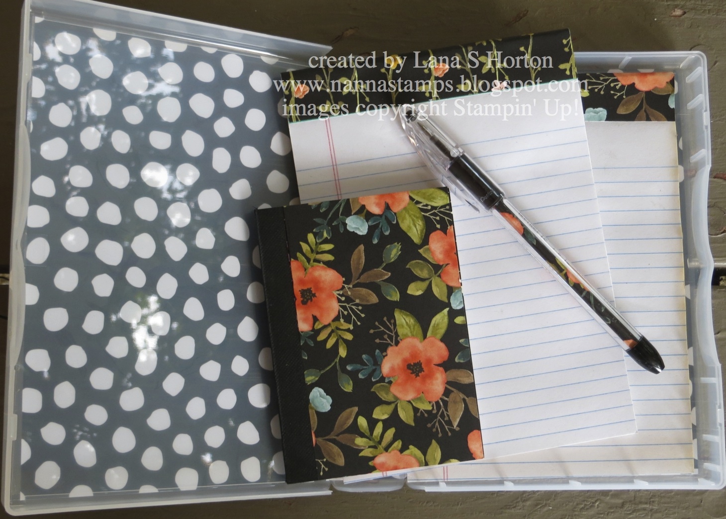 Stamping with Nanna: Version 2 of Notepad Project and a Mini Tutorial