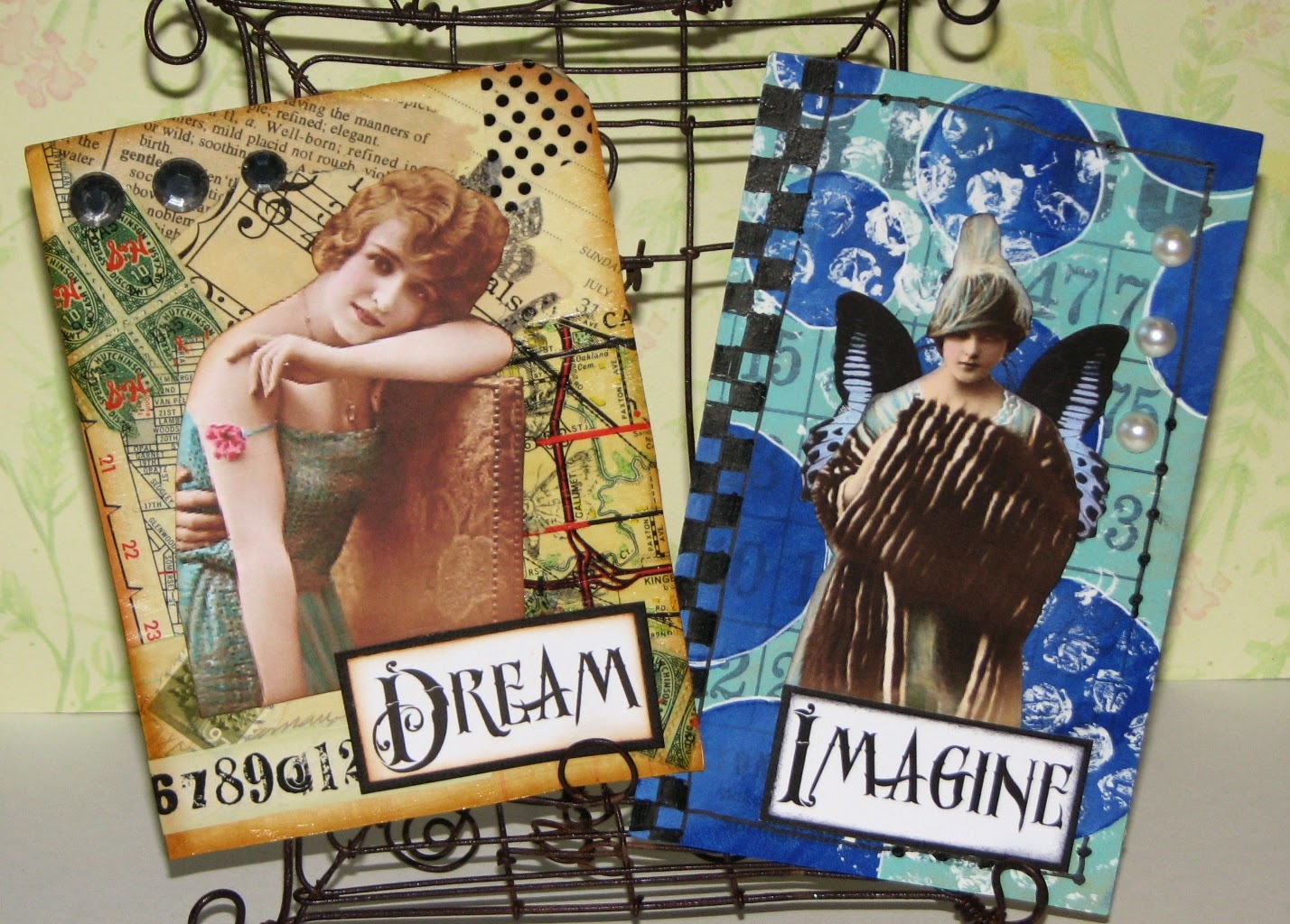 Ink Stains: Altered Playing Card - Week 5