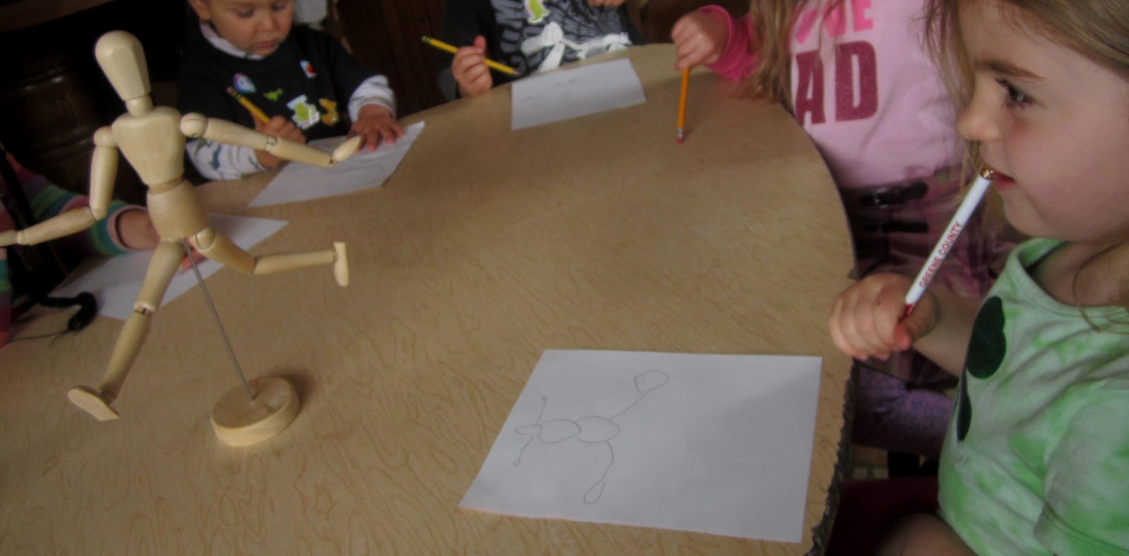 art and soul preschool: Figure Drawing