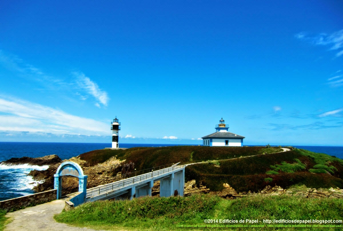 Maqueta de Papel 1484: Faro de Ribadeo - Ribadeo Lighthouse