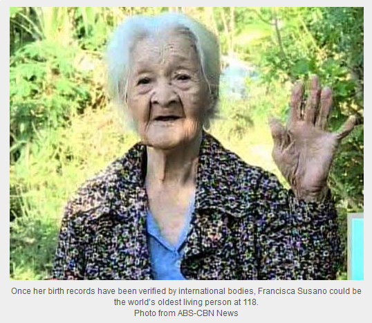 World's oldest living person found in Oringao Kabankalan City - Where ...