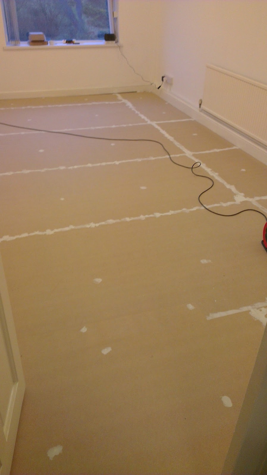 Mrs H - the blog: Stencilled paisley floor