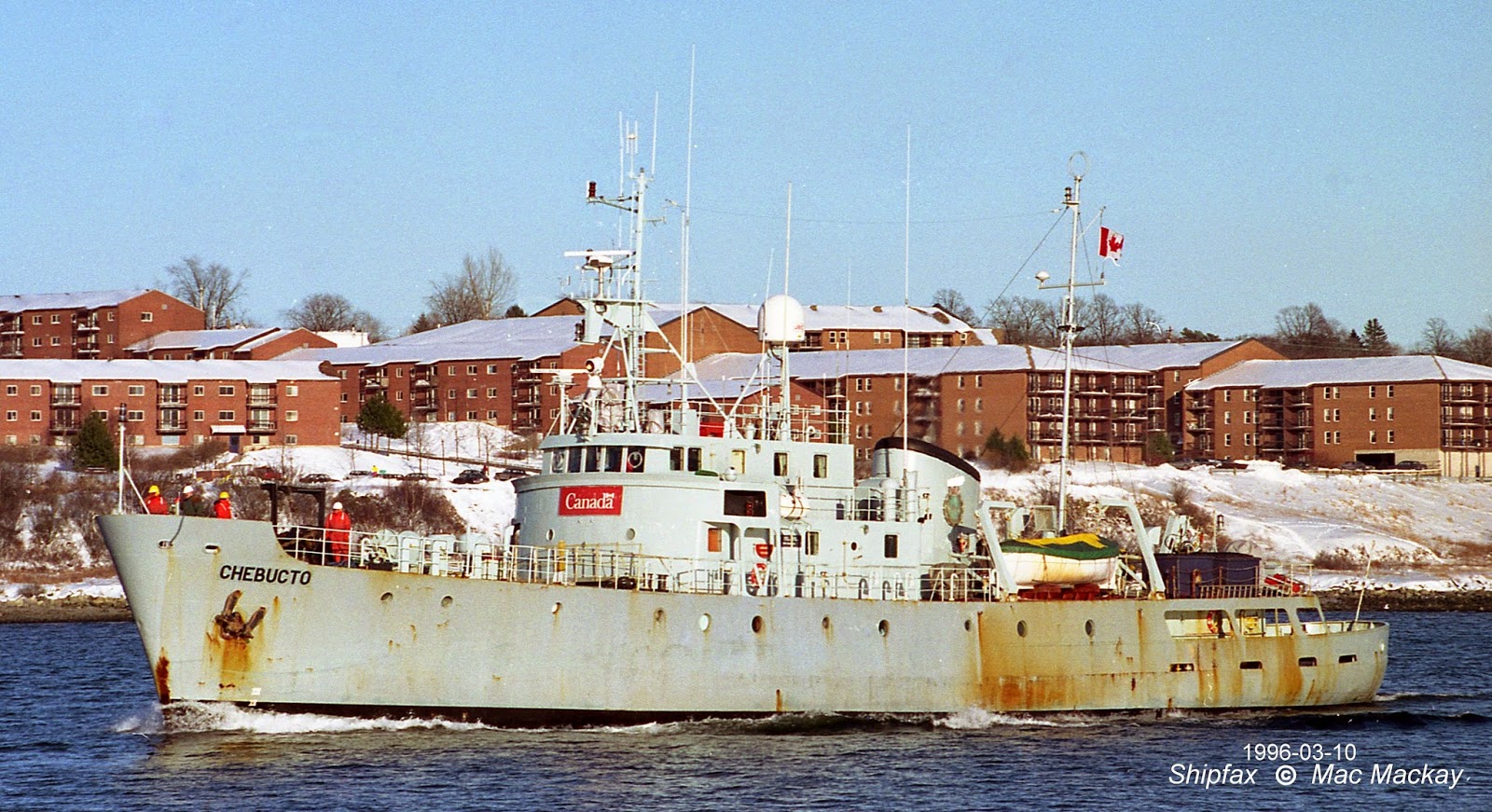 Shipfax: Ships named Chebucto