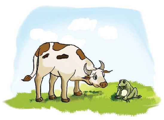 The cow and the frog | Stories for kids