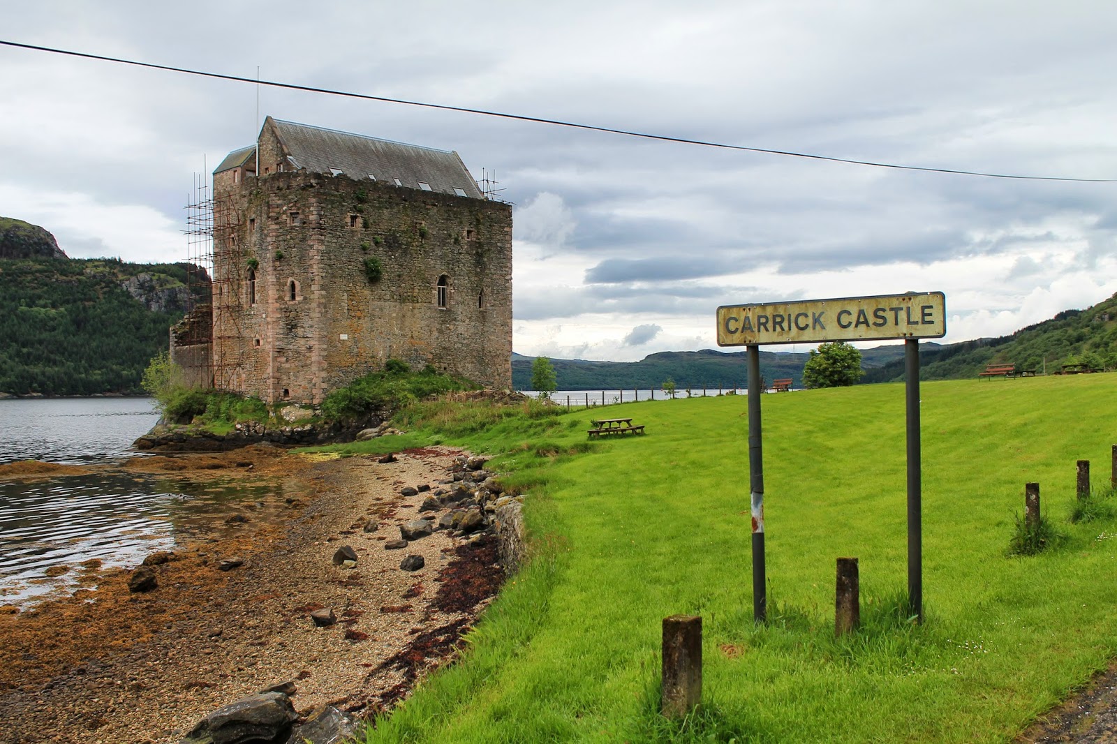 Agnès and Robin trip : Carrick Castle