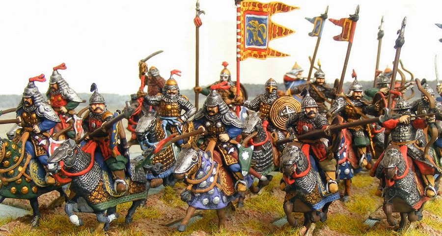 Miniature Soldiers: Golden Horde, Mongol Heavy Cavalry