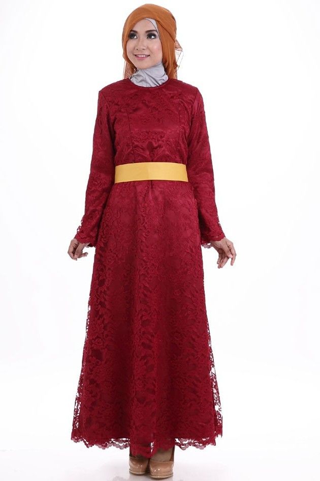 Baju Muslim Warna Merah Terbaik Model Terbaru 2016 - Pusatnya Review