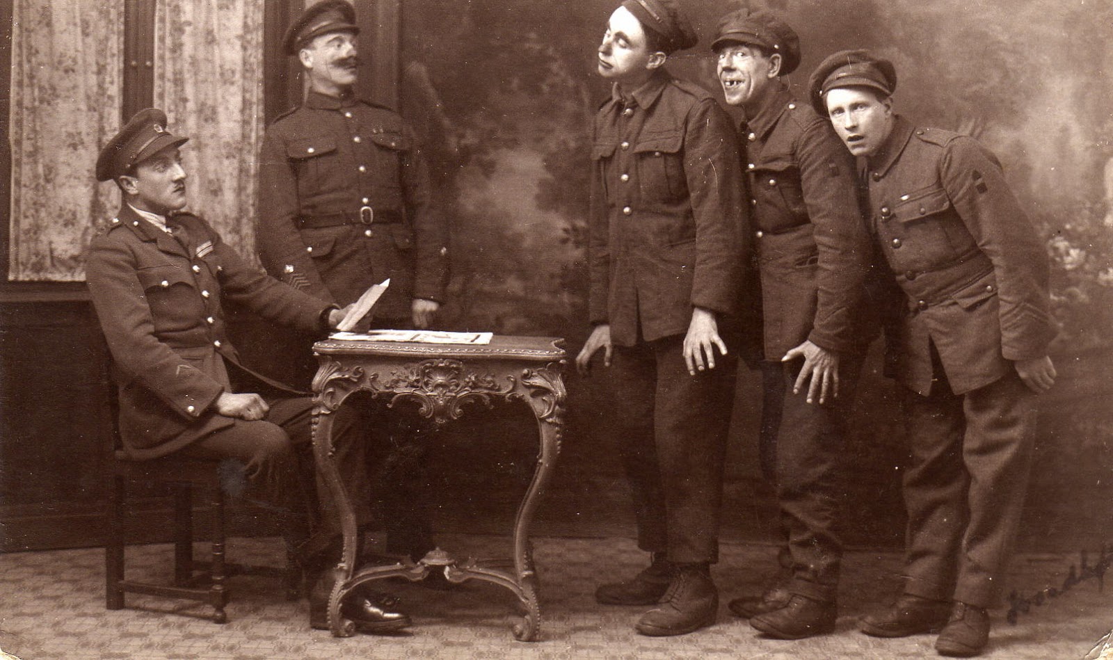 North Yorkshire History: Concert troupe in the First World War