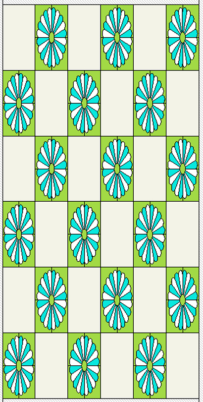 Cloud of Quilt Patterns: Rectangular Blocks