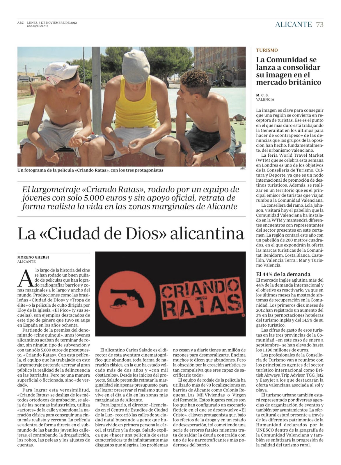 CULTURA POLIGONERA: “Criando ratas” de Carlos Salado (2016)