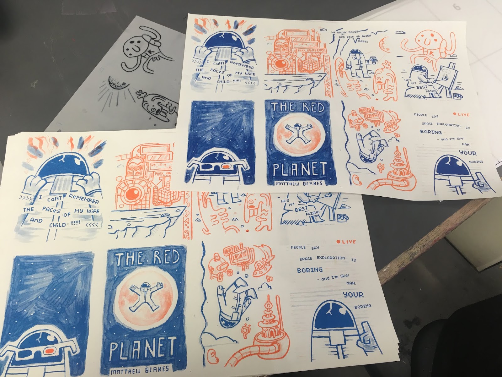Blog of Beakes: Riso Zines!