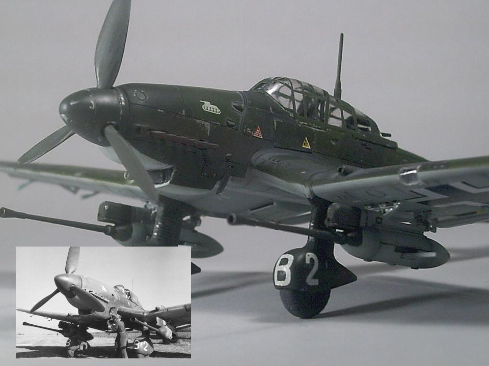 Modelkit Plastik: Academy 1/72 Ju87G-1 Stuka “Tank Buster”