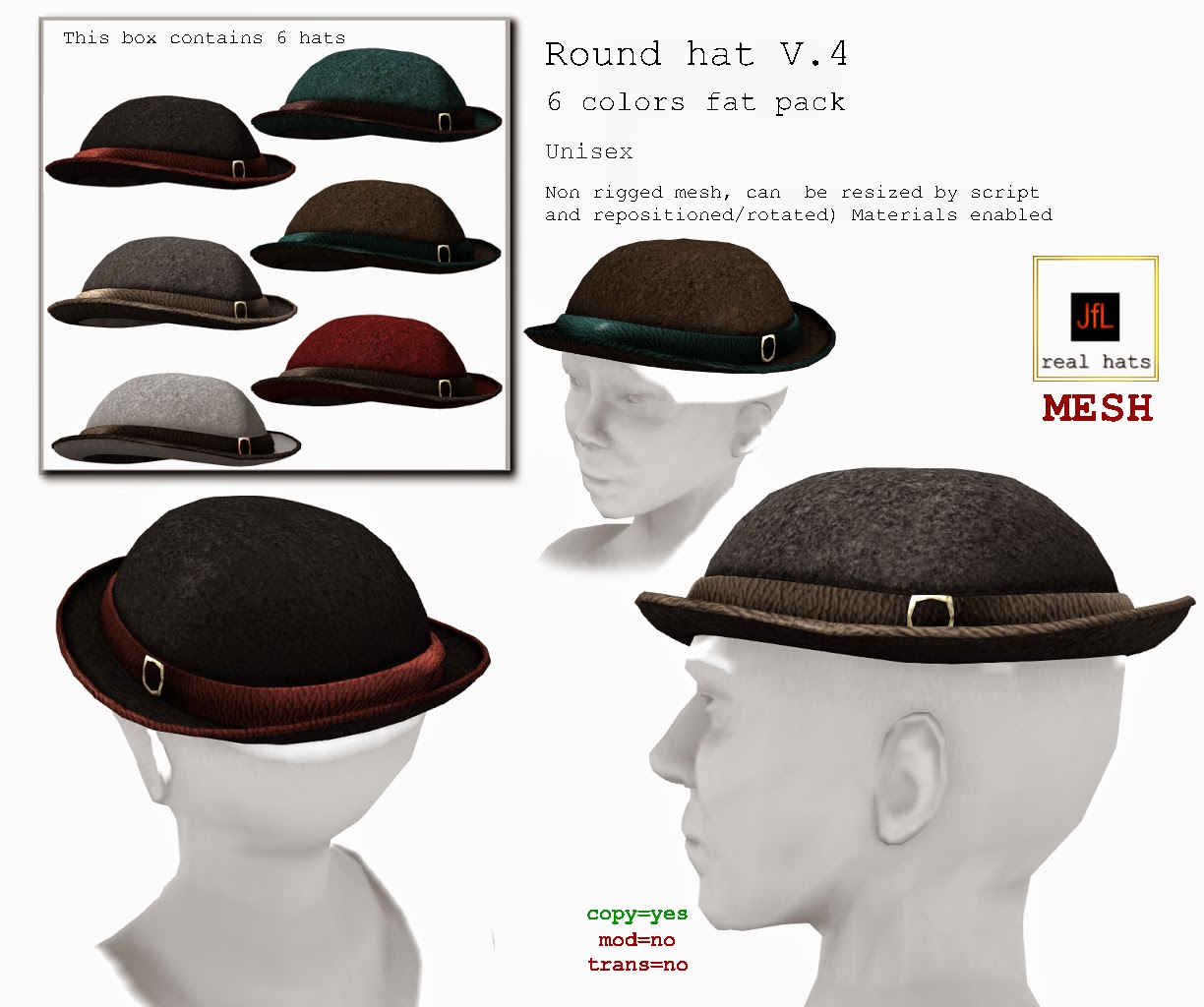 The JfL's store blog.: Round hat V.4