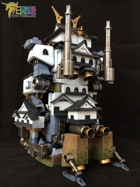 Gundam Family: HGUC 1/144 MRX-009 Psycho Gundam "Hikone Castle" Custom ...