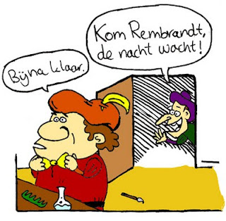 Molkenboer, cartoons en illustraties: Cartoon: De Nachtwacht