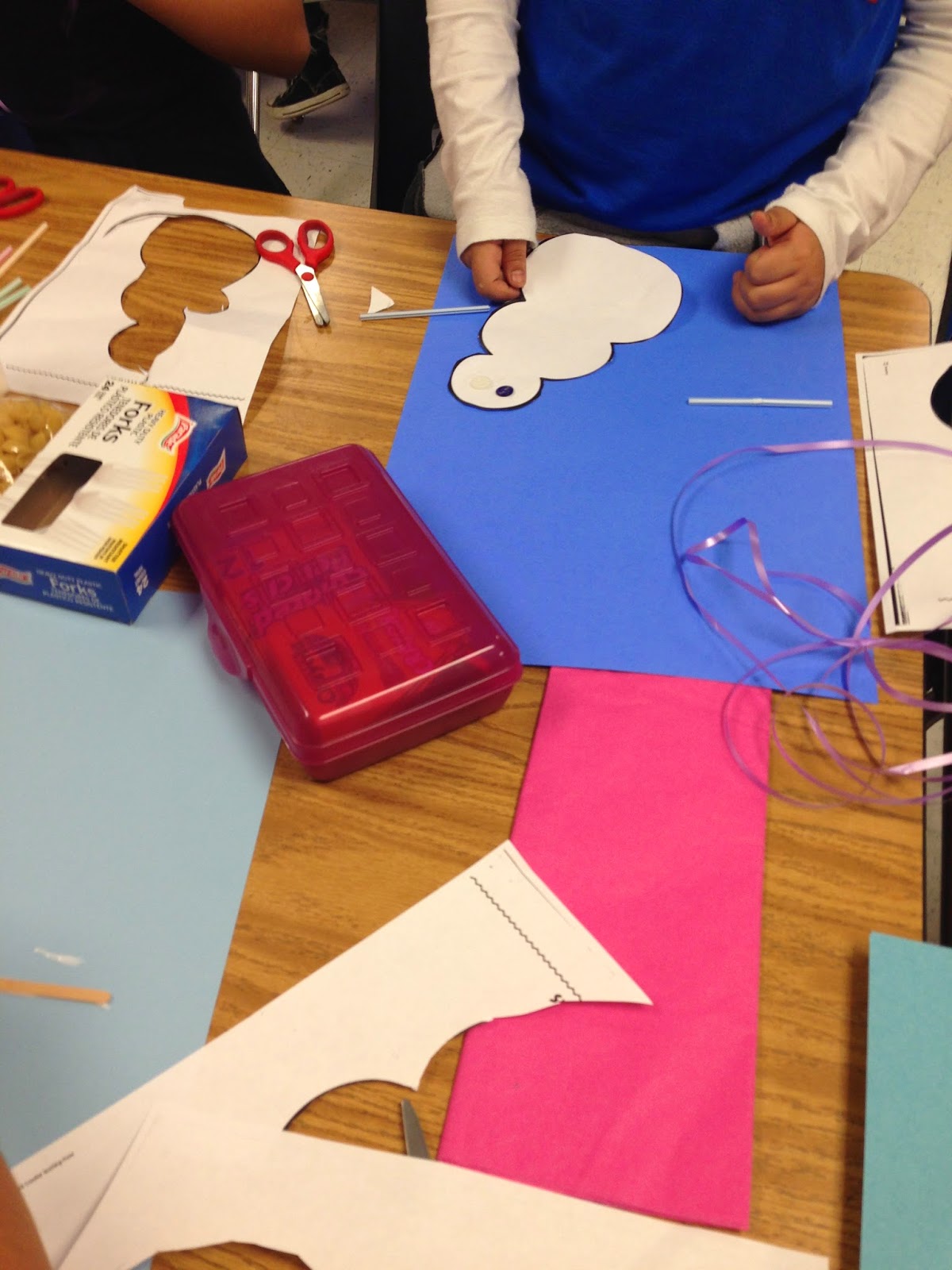 Sunshine and Giggles in Second Grade: Paper Craft Club