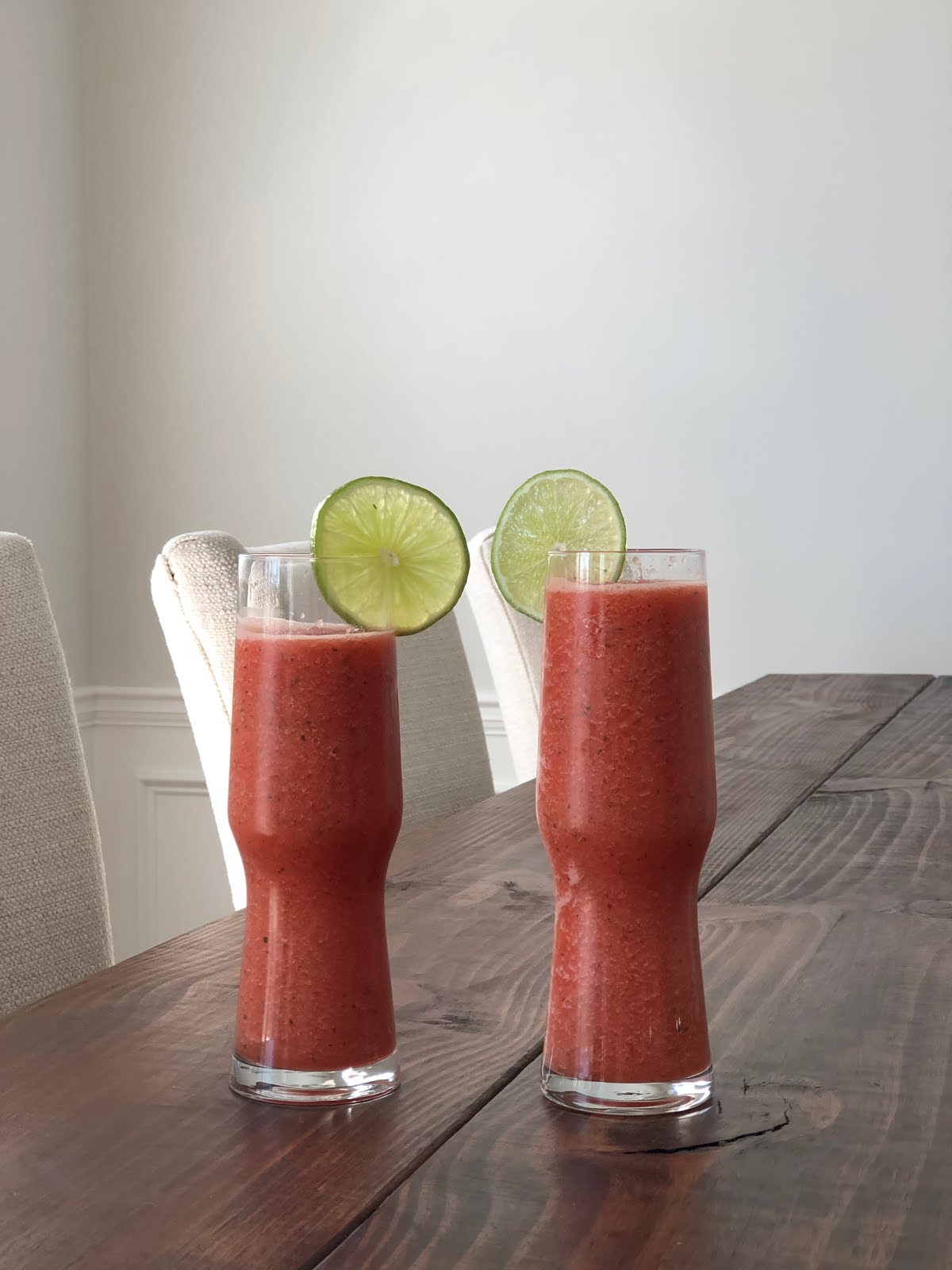 The Perfect Spring Drink: A Watermelon Slush - The Berger Bungalow