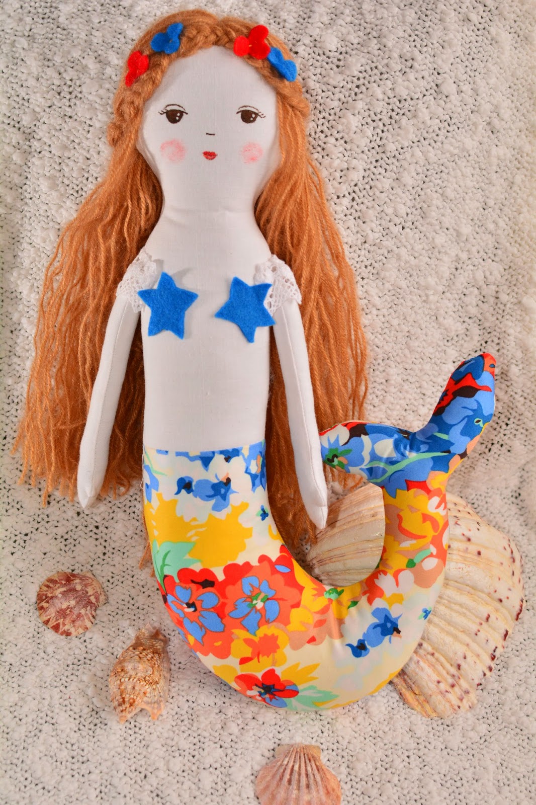 Sirene - papusi handmade - Nasturelul fermecat - jucarii handmade