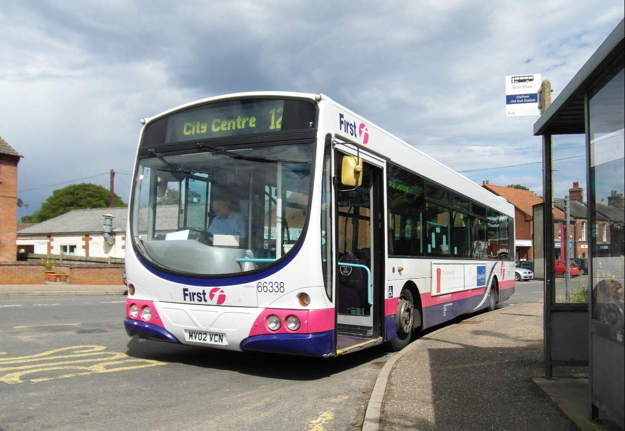 Southern England Bus Scene: Southern England Bus Scene from Norfolk