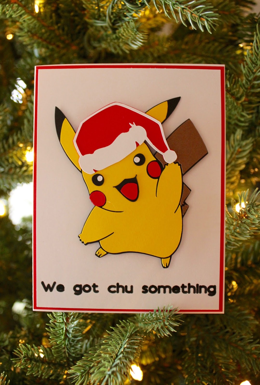 The Cropping Canuck: Day one of Christmas Projects - Pikachu card