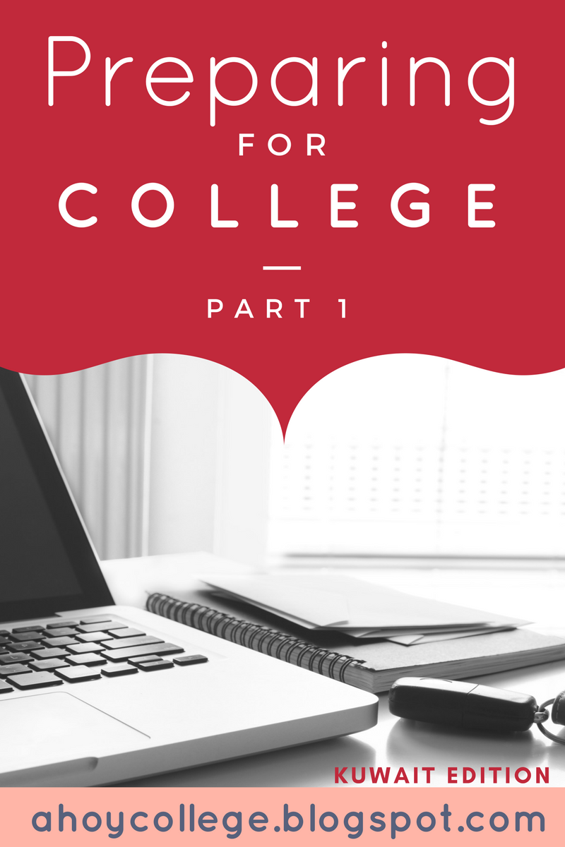 Ahoy College: Preparing for College - Part I