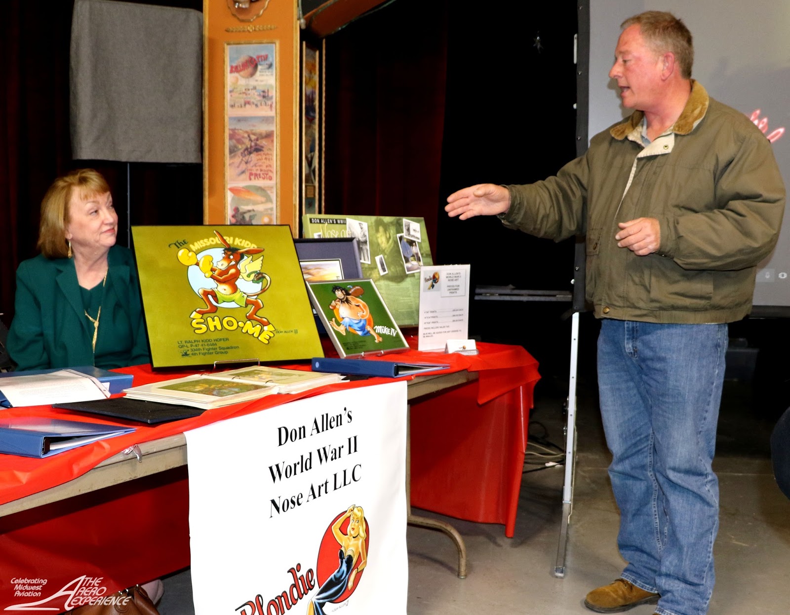 The Aero Experience: Story of Don Allen, World War II Nose Art Painter ...