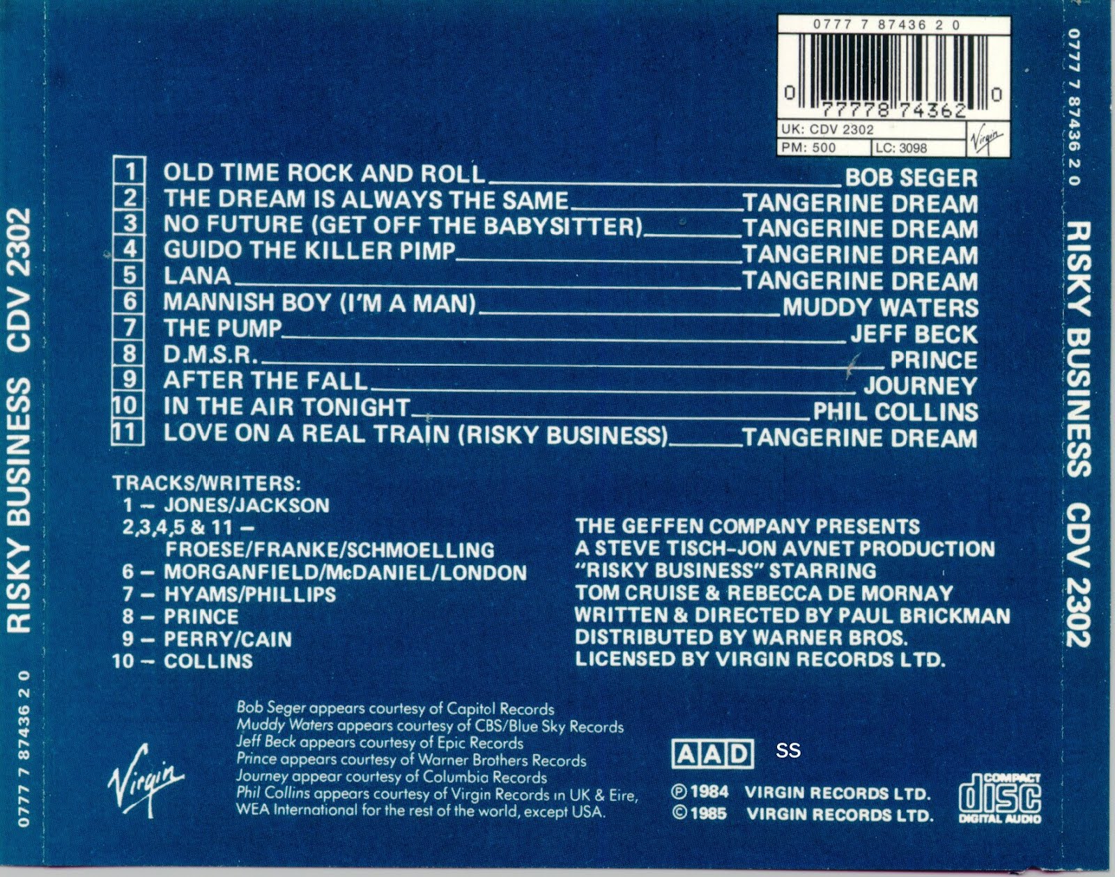 The Hideaway: RISKY BUSINESS [1983]