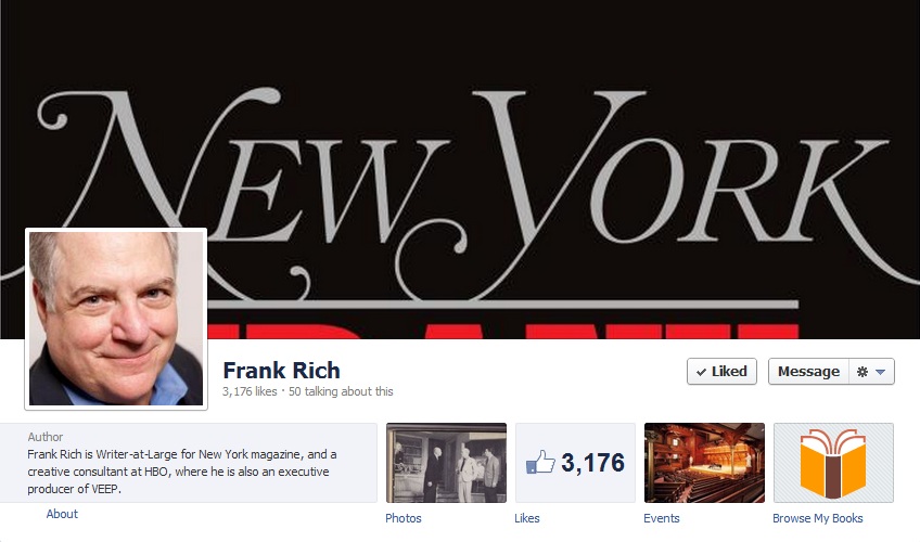 Journalism or Bust!: Creating a Publishing Platform: Frank Rich