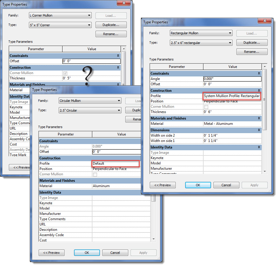 revitED: Profiling Curtain Wall Mullions