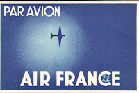 International Airmail And Priority Mail Labels: France: Air France ...