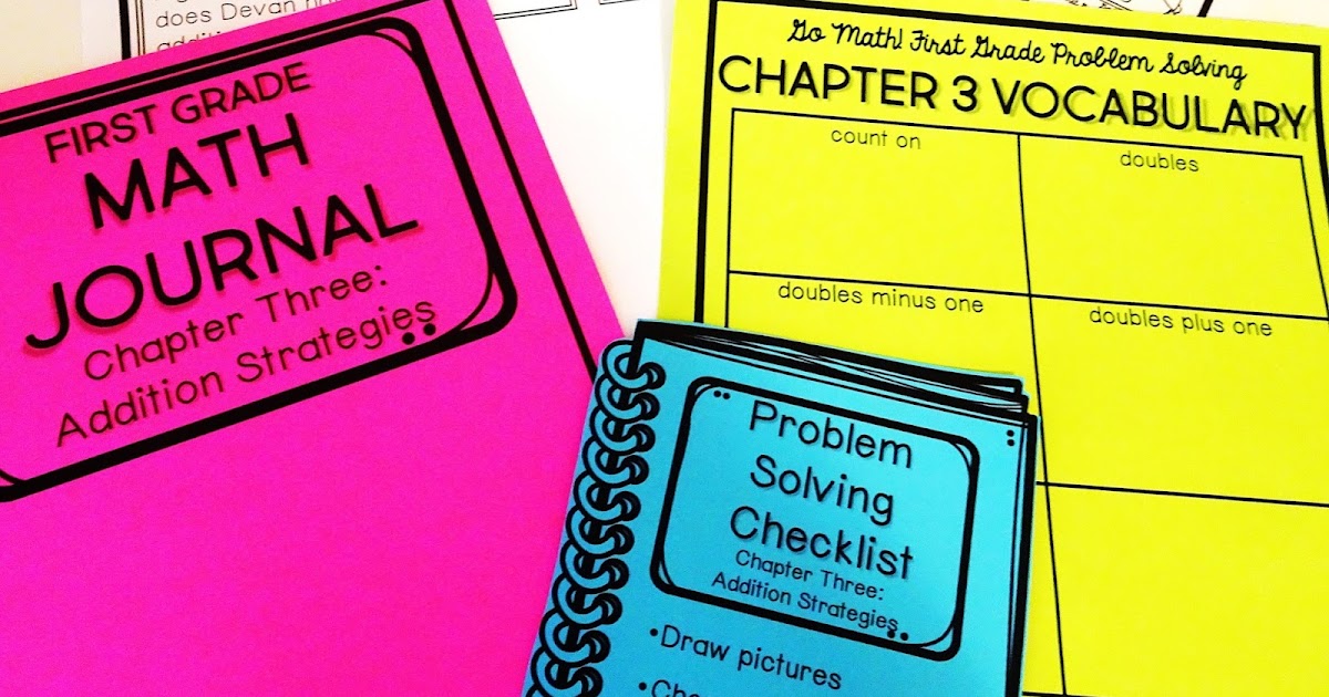 Go Math Journals for First Grade - Classroom Confetti