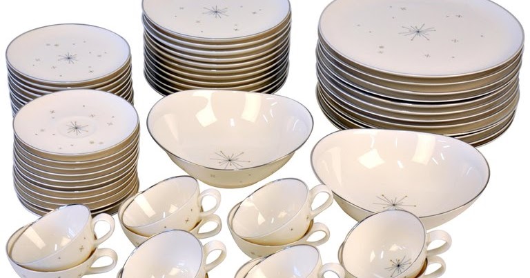 SELECT MODERN: Syracuse China Evening Star Dinner Service for 12
