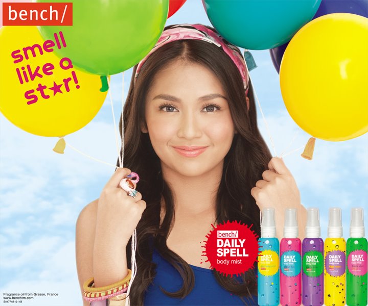 ★STARTRIGA: Kathryn Bernardo- Bench Daily Spell: Smell Like A Star! AD ...