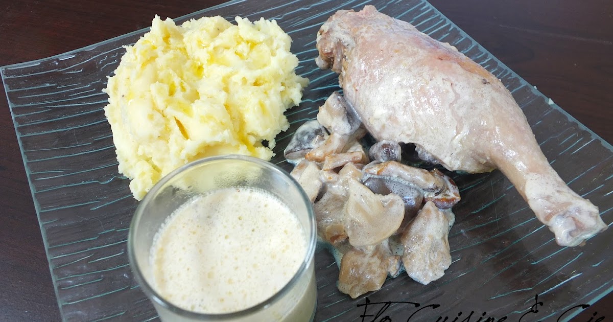 Flo, Cuisine & Cie.: Cuisse de canette forestière et purée maison