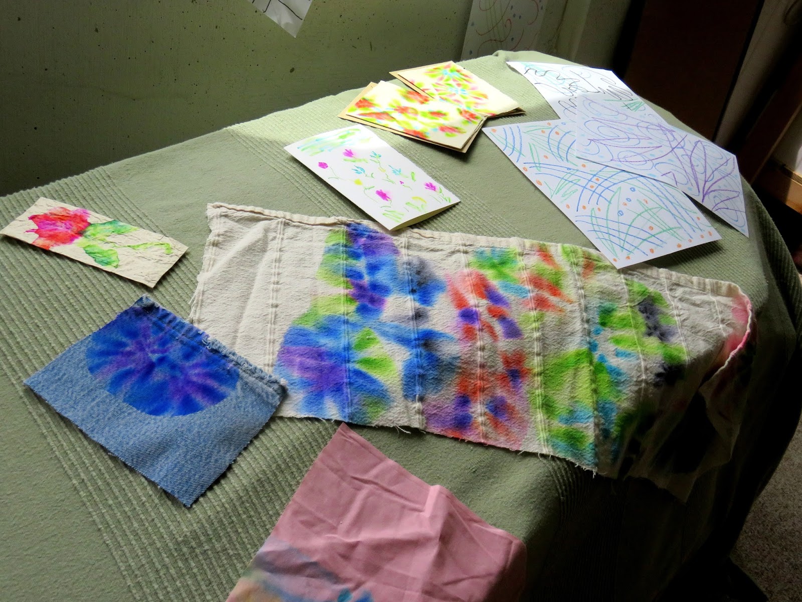 The Marmelade Gypsy: Make and Take Tea: Silk Scarf Project